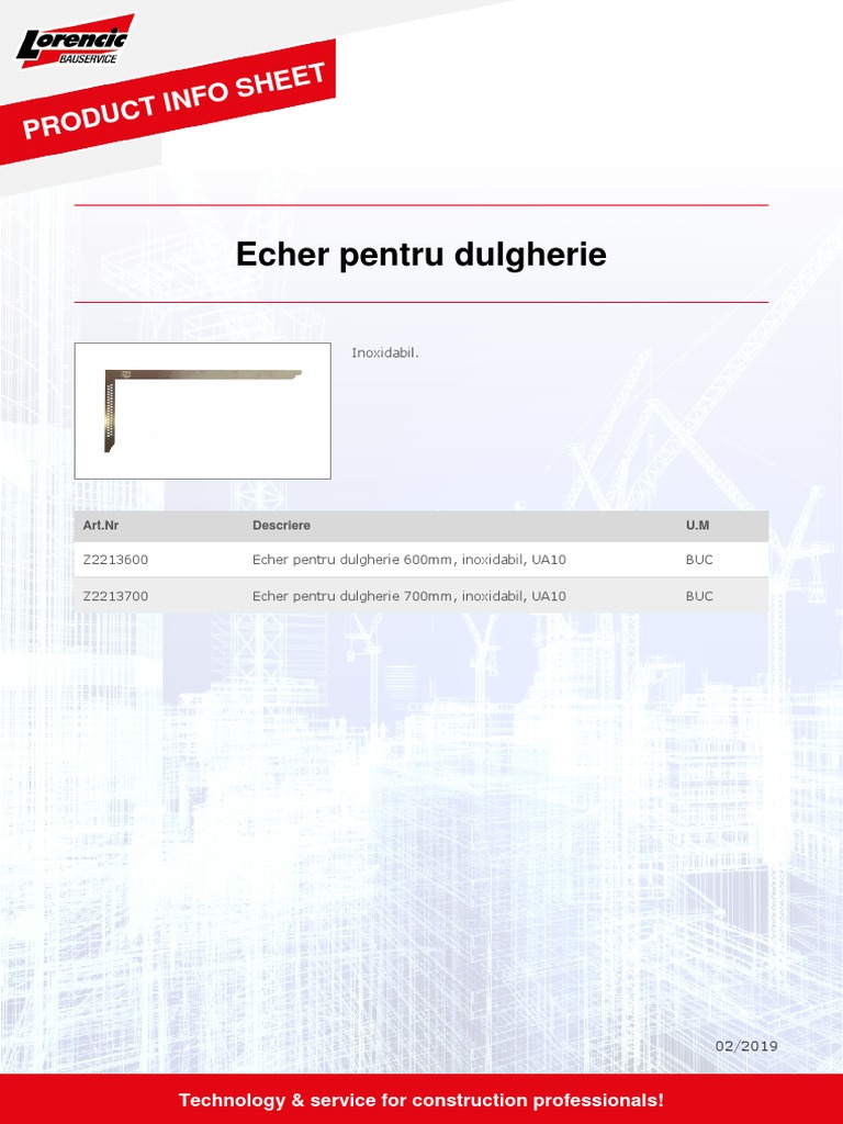 Echer Pentru Dulgherie Info PDF | PDF
