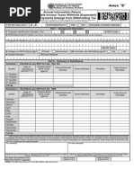 BIR Form No. 1709 Final PDF | PDF | Taxpayer | Withholding Tax