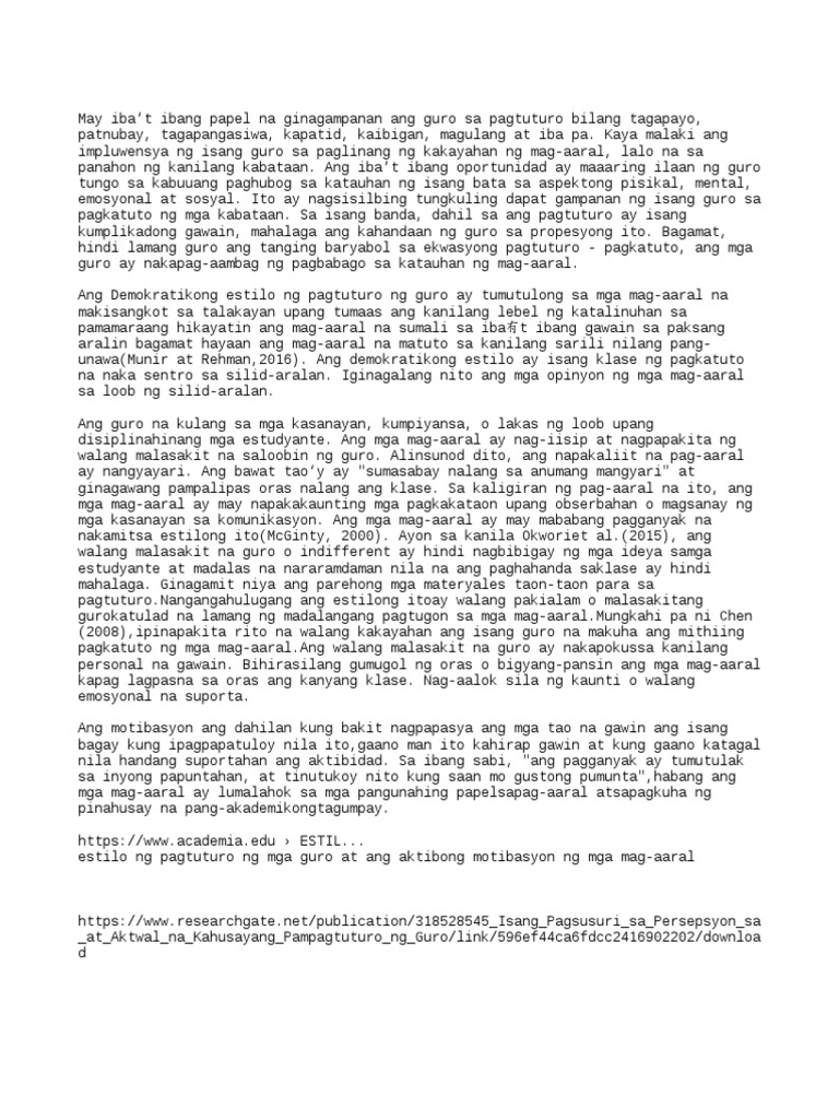 Research Sa Pagbasa | PDF