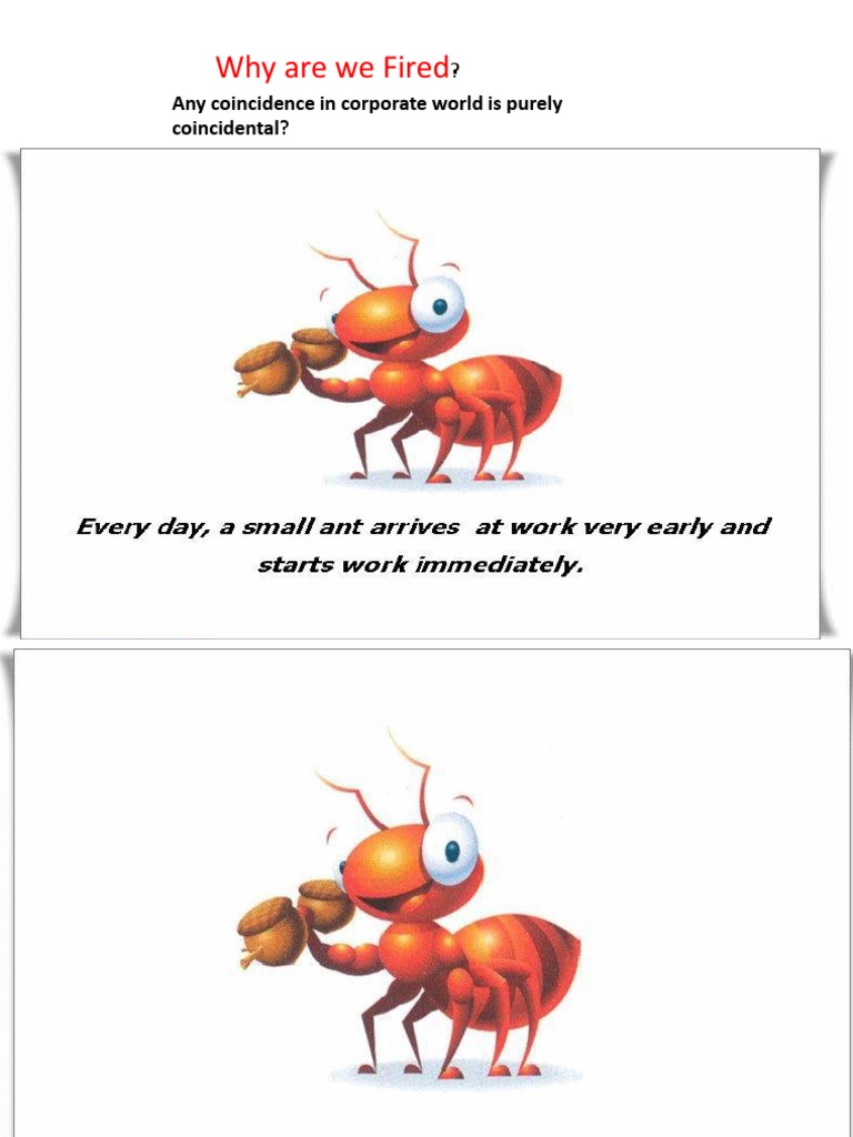 Corporate Ant: A Tale of Hard Work | PDF