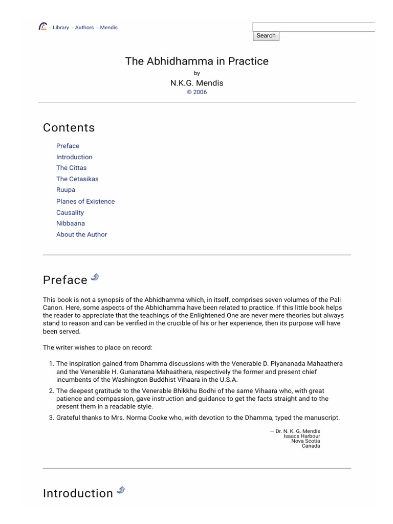 The Abhidhamma in Practice075332 | PDF | Mindfulness | Vipassanā