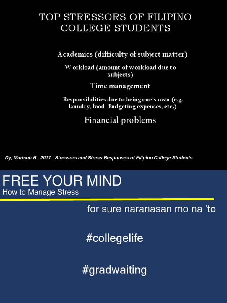 Stress Management for Filipino Students | PDF | Stress Management ...