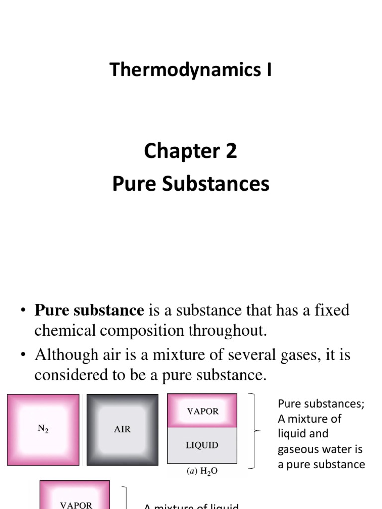 Pure Substances | PDF | Gases | Phase (Matter)