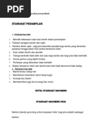 Standar Grooming Di Hotel | PDF