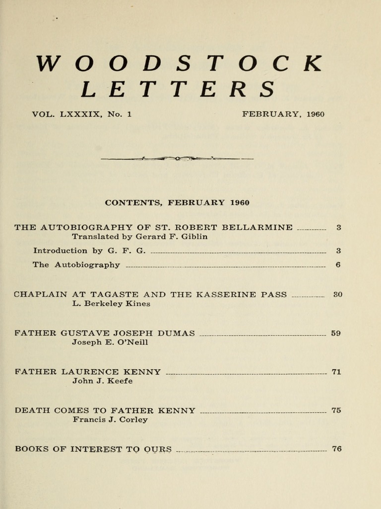 The Autobiography of St. Robert Bellarmine | PDF | Catholic Church