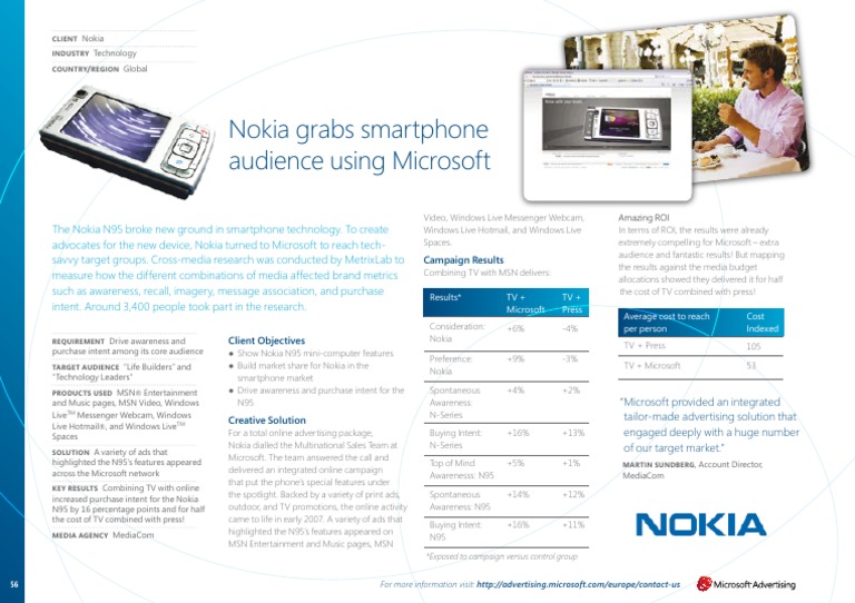 Case Study - Nokia | PDF | Nokia | Advertising