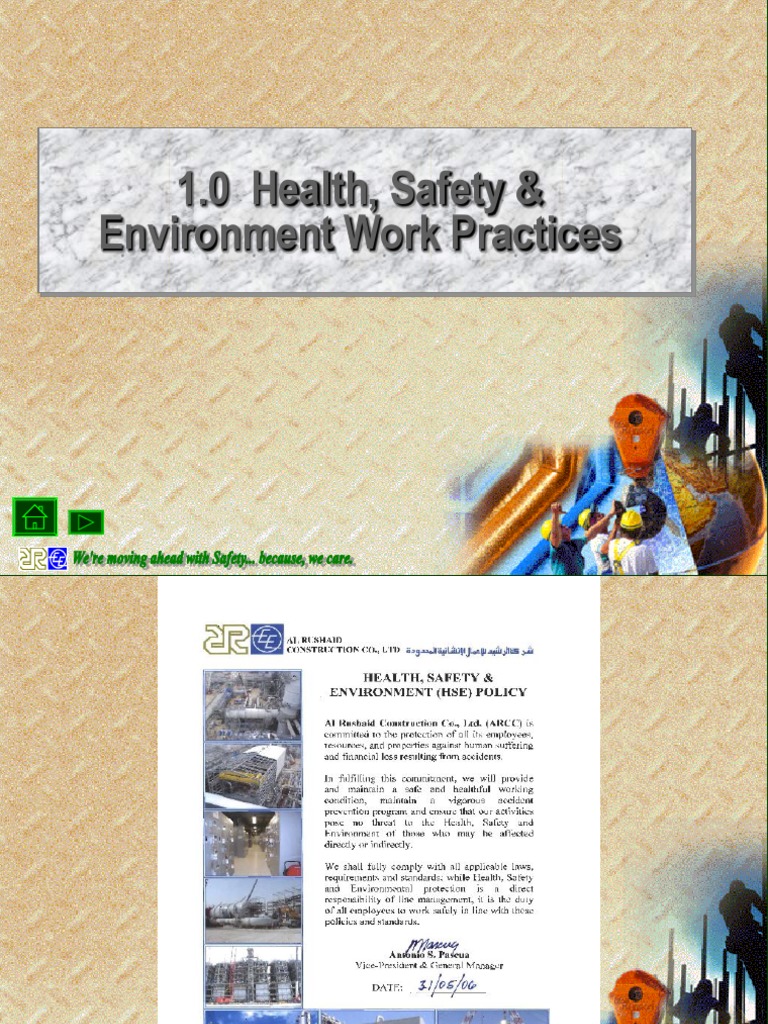 HSE Work Practices Guide | PDF | Hazards | Safety