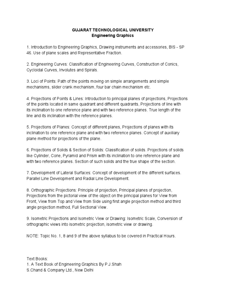 Engineering Graphics | PDF | Engineering | Geometry