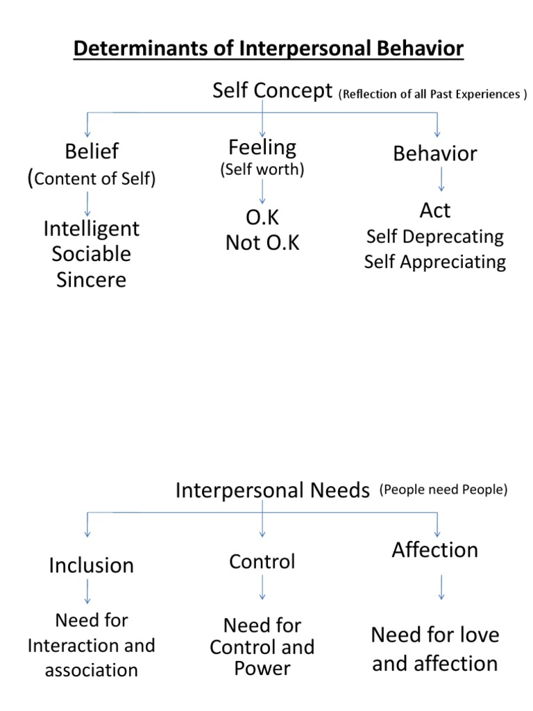 Interpersonal Behavior Determinants Guide | PDF | Career & Growth