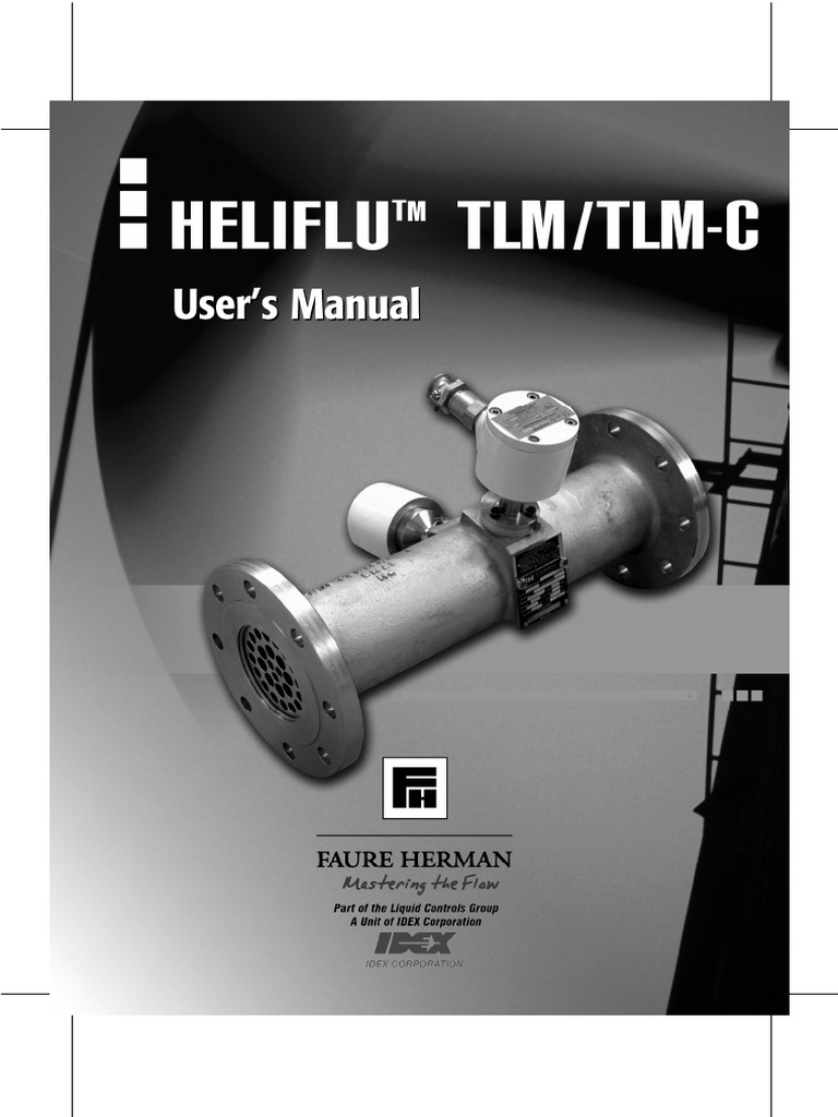 TLM TLM C Users Manual | PDF | Flow Measurement | Electrical Connector