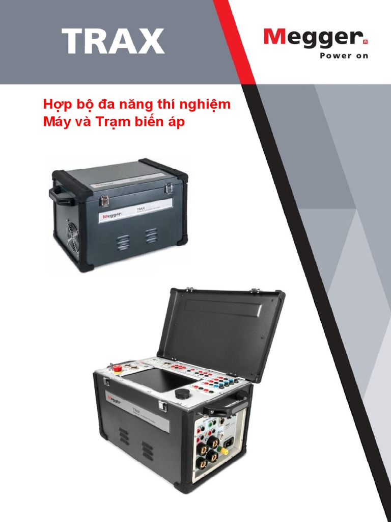 Megger Trax Hopbo Thi Nghiem MBA-TBA VN v02m | PDF