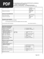 Electrical - Completion Certificate | PDF