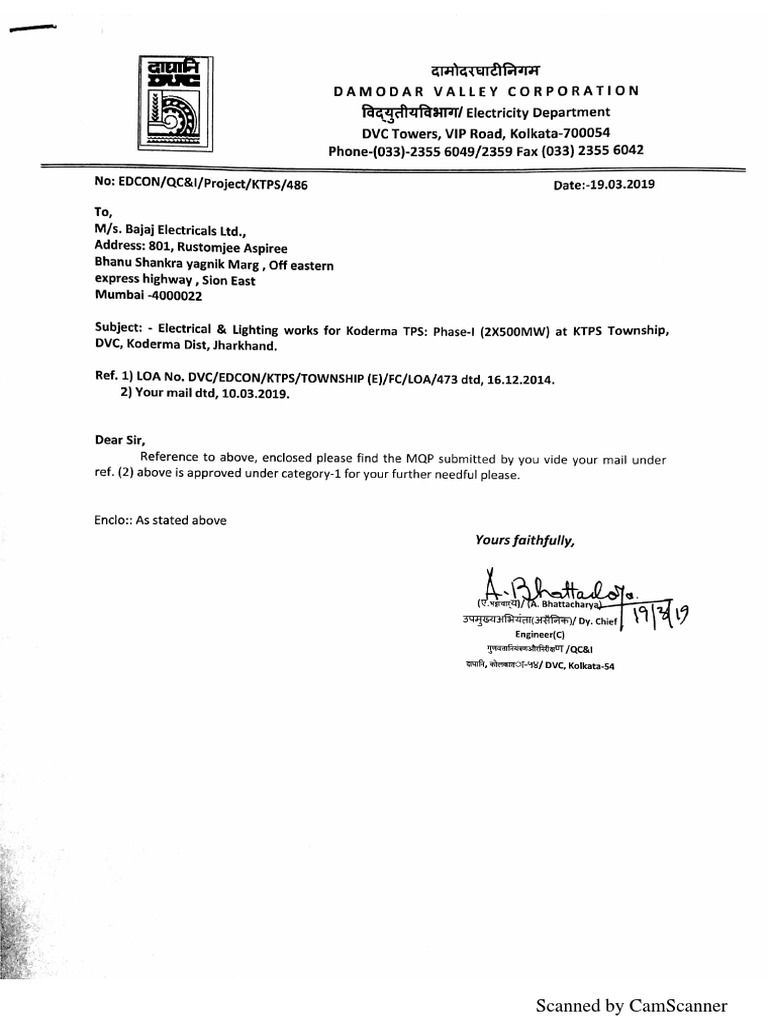 Letter-486 19 03 2019 | PDF