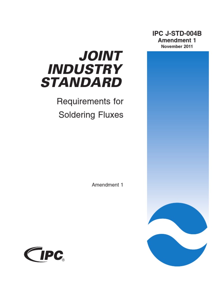 J STD 004B Amendment 1 | PDF | Corrosion | Printed Circuit Board