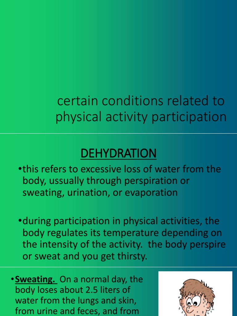 Physical Activity, Hydration, and Temperature Regulation: Understanding ...