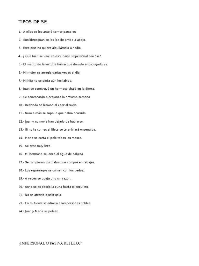 Tipos de Se Con Soluciones | PDF