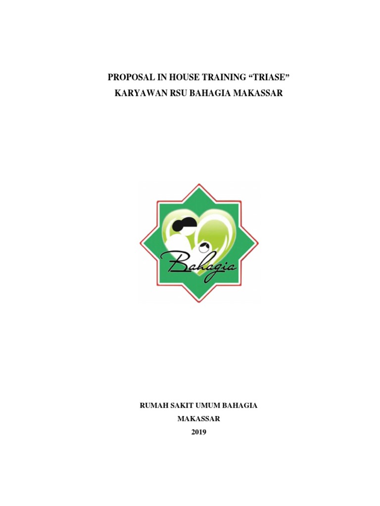 Proposal in House Training Triase | PDF