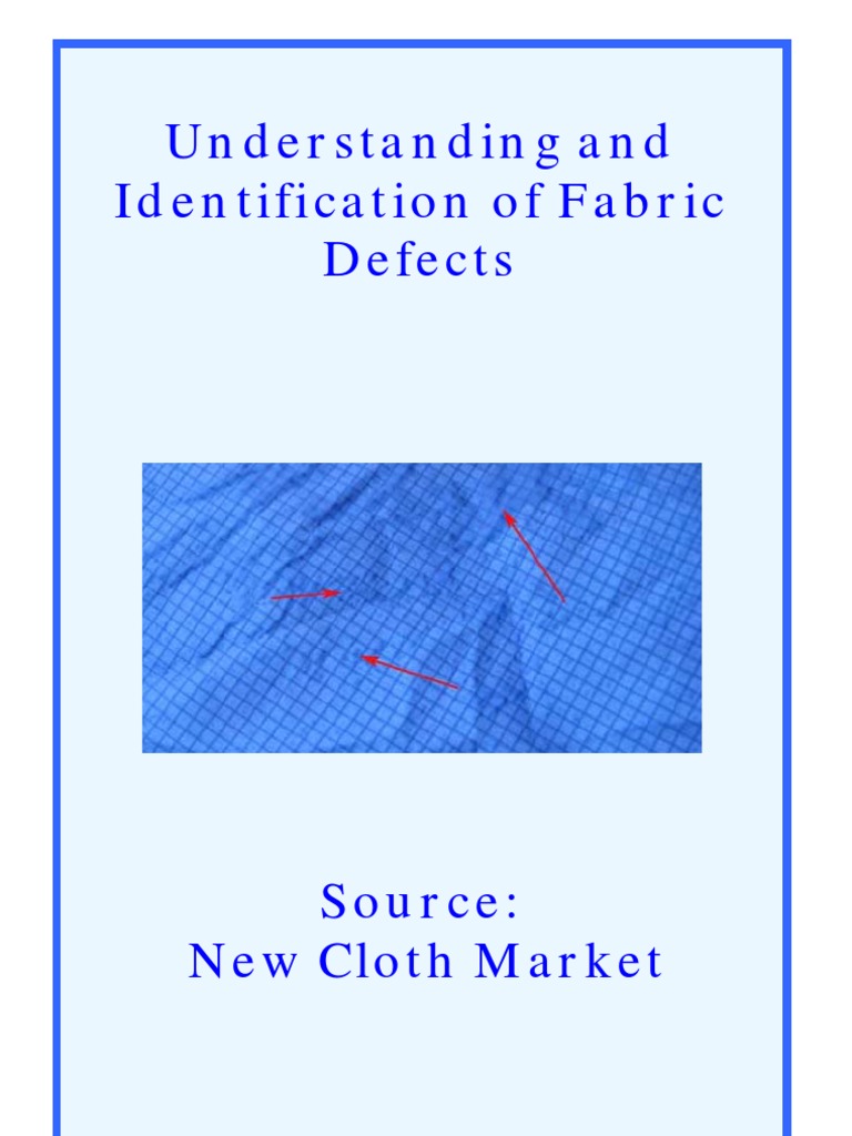 Fabric Defect Reading Material | PDF | Knitting | Yarn