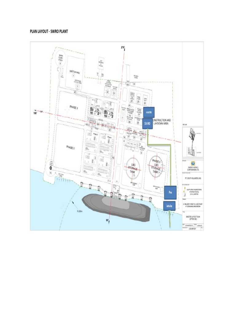 Plan Layout - Swro Plant: Waste | PDF