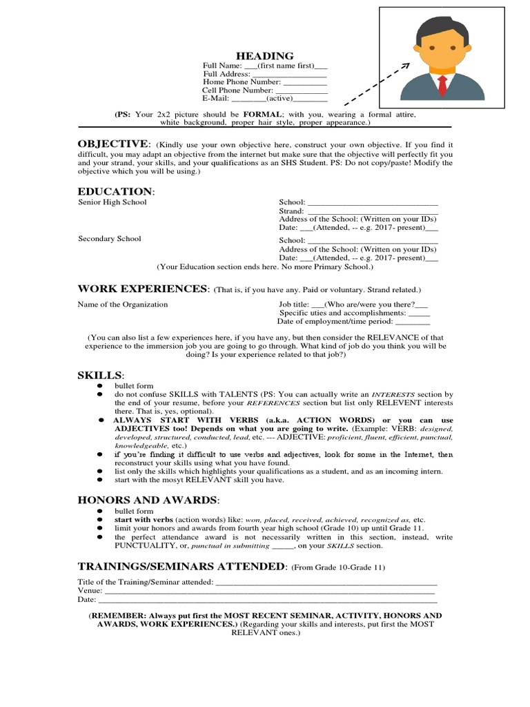 Abm Ict Prepare This Week Submit On Monday | PDF | Résumé | Verb