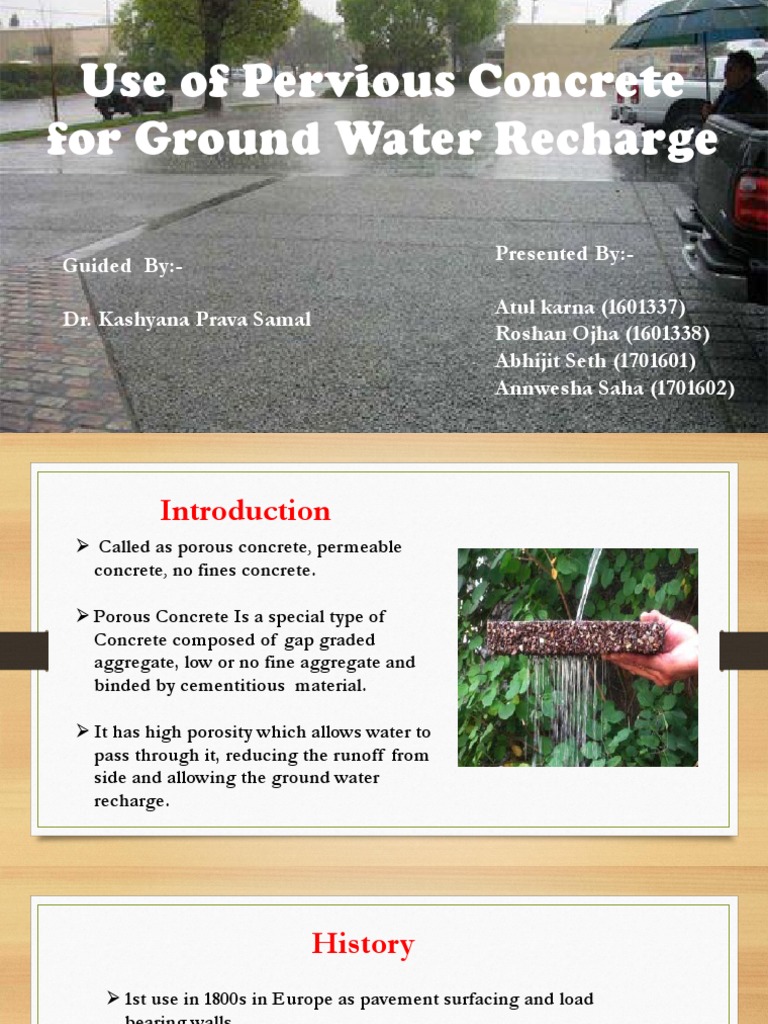 Porous Concrete | PDF | Road Surface | Concrete