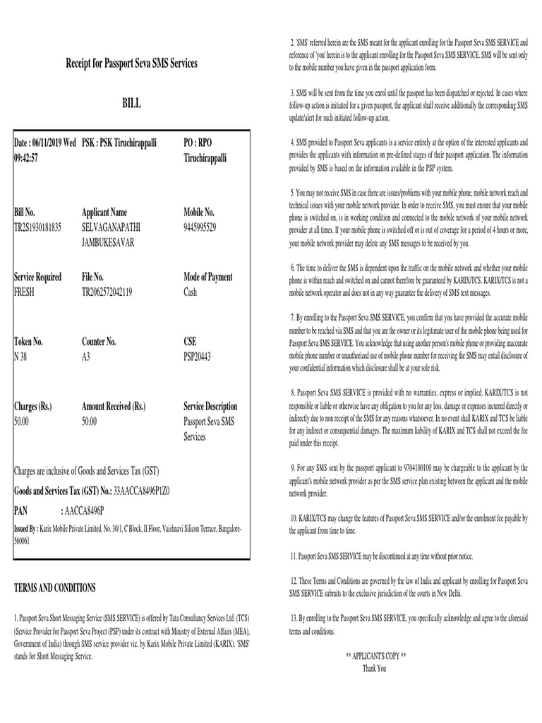 Receipt | PDF | Mobile Phones | Cellular Network