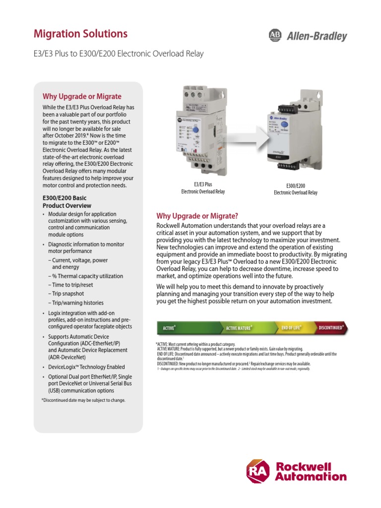E3 Plus To E300 Migration | PDF | Relay | Electromagnetism