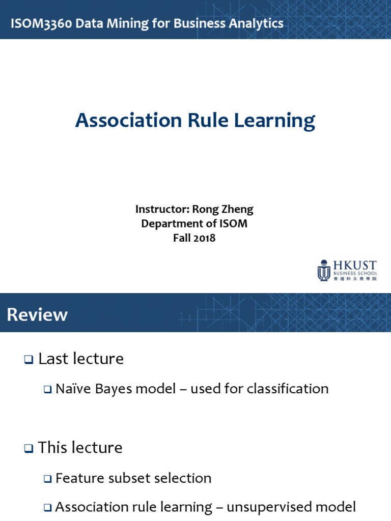 12-Association Rule Learning | PDF | Areas Of Computer Science ...