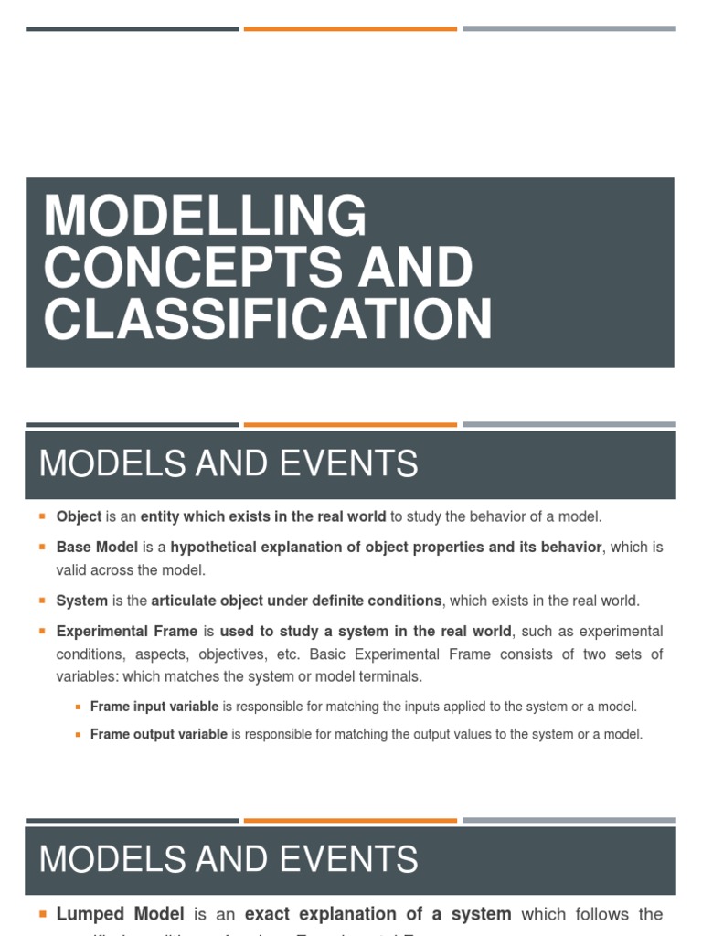 Modelling Concepts and Classification | PDF | Mathematical Model | System