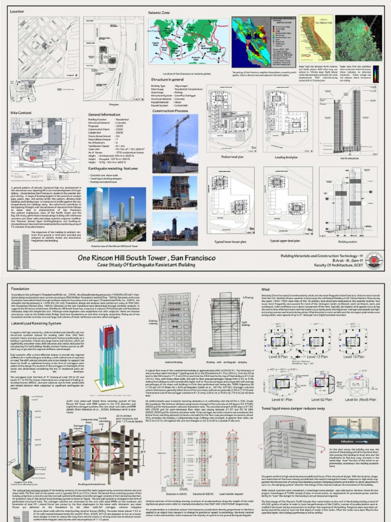 Case Study of Earthquake Resistant Building | PDF