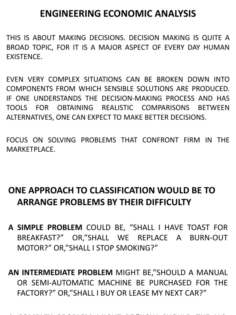 Engineering Economic 14 | PDF | Interest | Decision Making