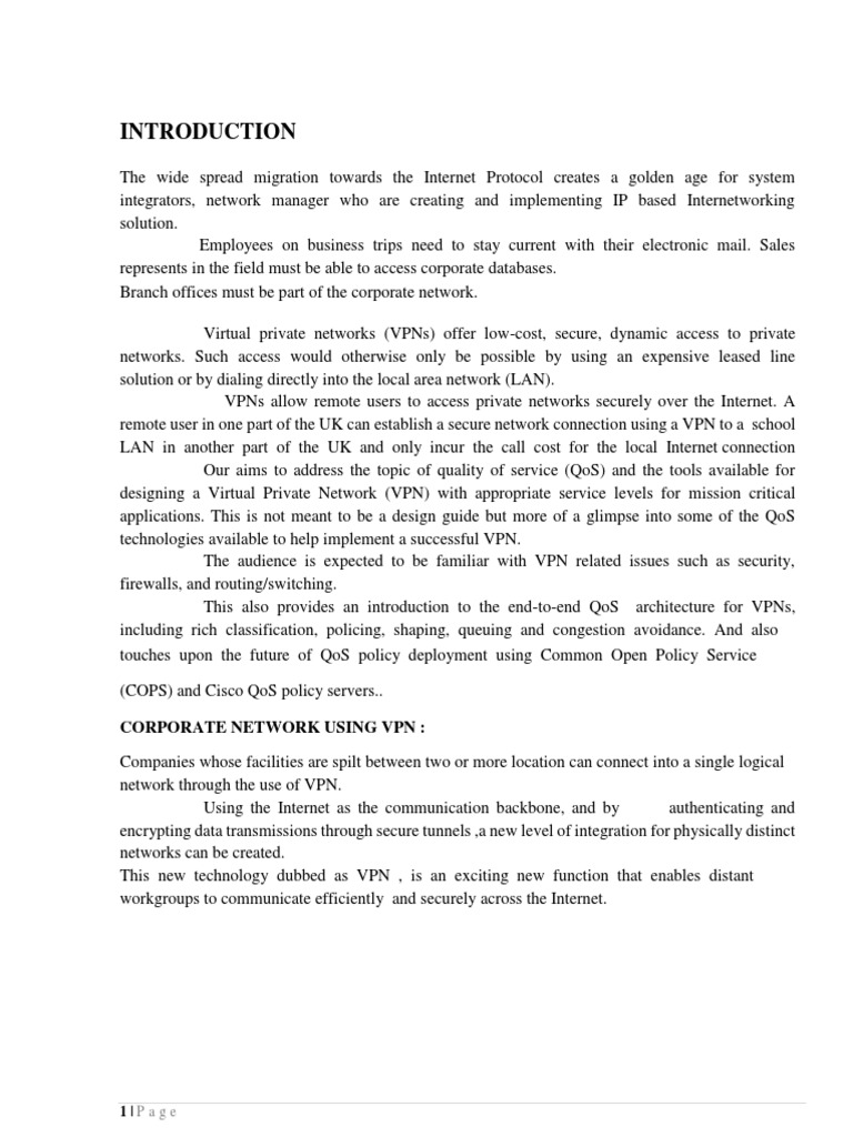 CSE VPN Report | PDF | Virtual Private Network | Computer Network
