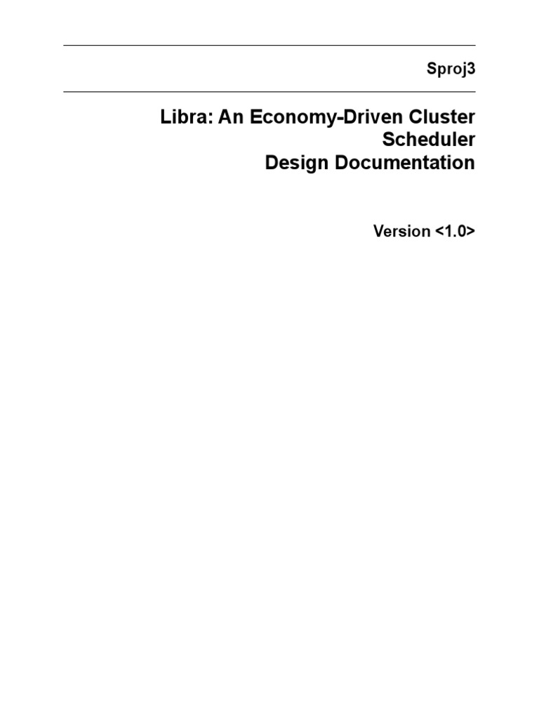 Cobra Design v1 | PDF | Scheduling (Computing) | Computer Cluster