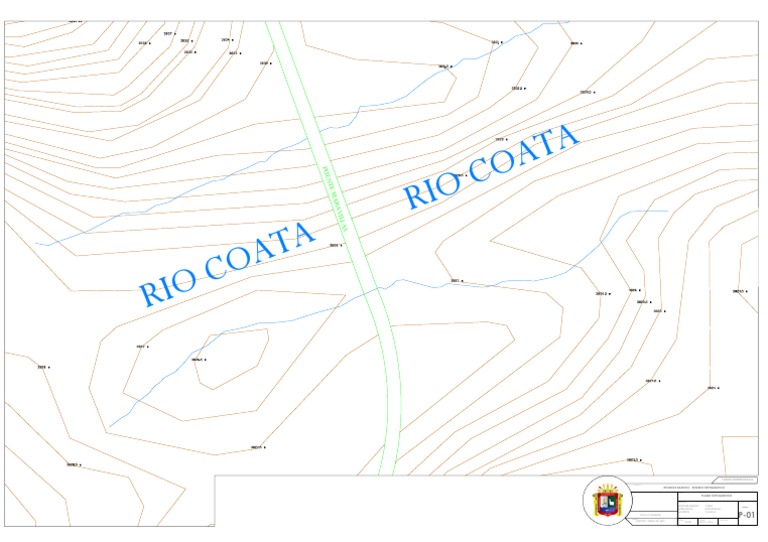 Plano Topografico Plotear Plano General | PDF