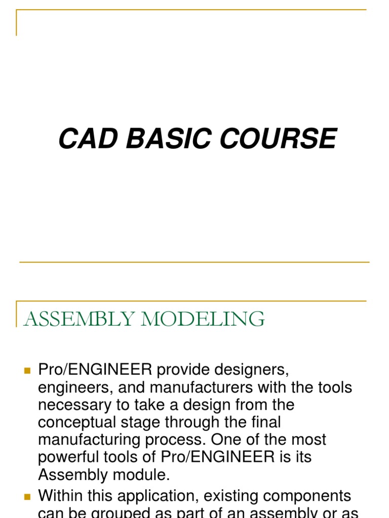 Assembly Modeling | PDF | Coordinate System | Top Down And Bottom Up Design