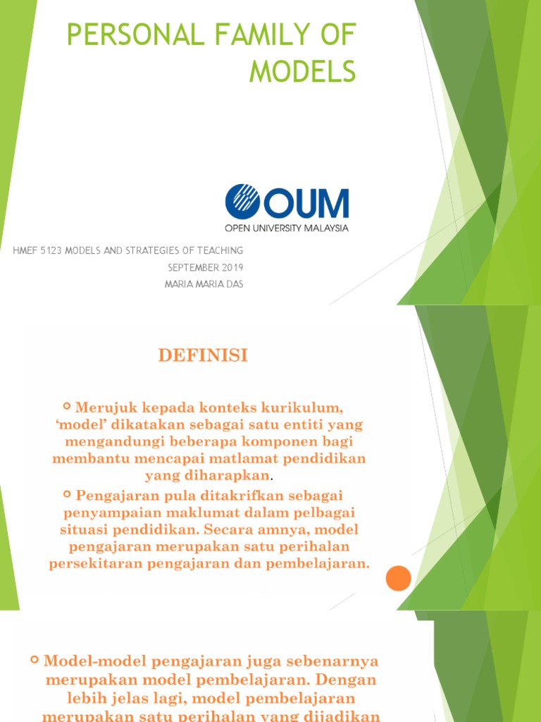 Personal Family Models | PDF