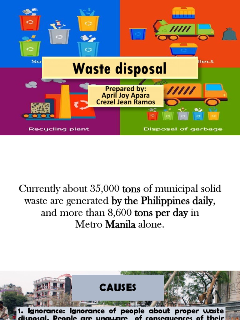 Waste Disposal: Prepared By: April Joy Apara Crezel Jean Ramos | PDF ...