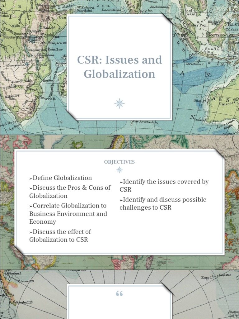 Globalization and CSR | PDF | Corporate Social Responsibility | Globalization