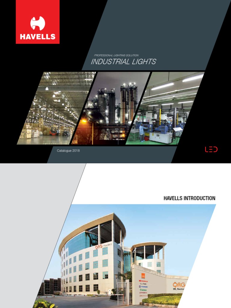 Catalogue Havells Industrial Lighting | PDF | Light Emitting Diode ...