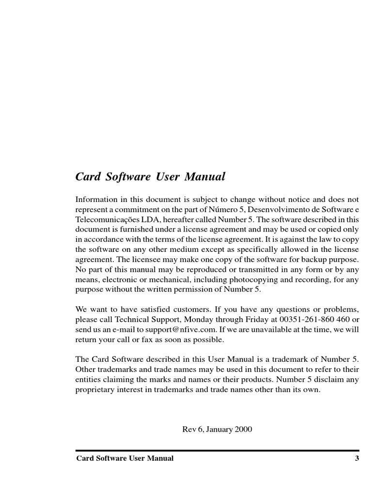 Card Software User Manual 3 | PDF | Databases | Microsoft Windows