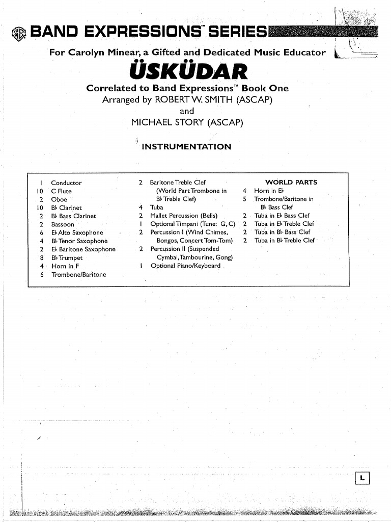 Uskudar Score | PDF