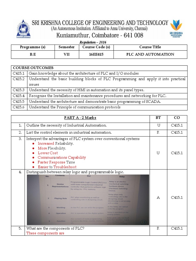 PLC Programming and Automation Guide | PDF | Programmable Logic ...