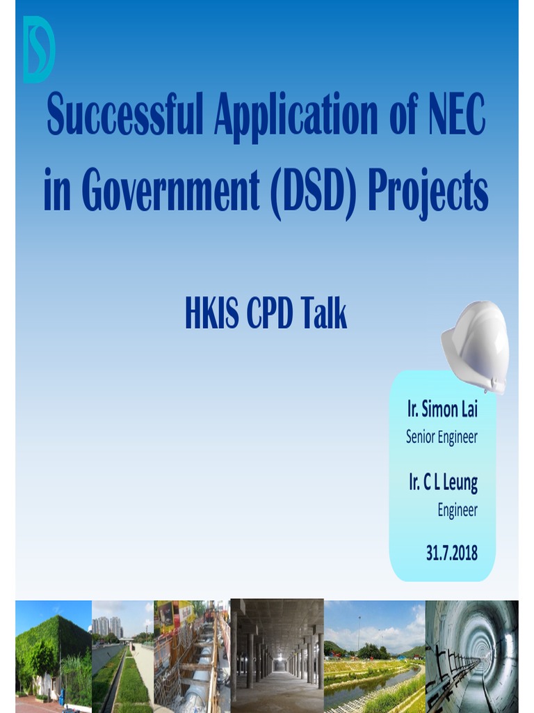Case Study - Successful Application of NEC in Government (DSD) Projects - DEBV | PDF | Risk ...