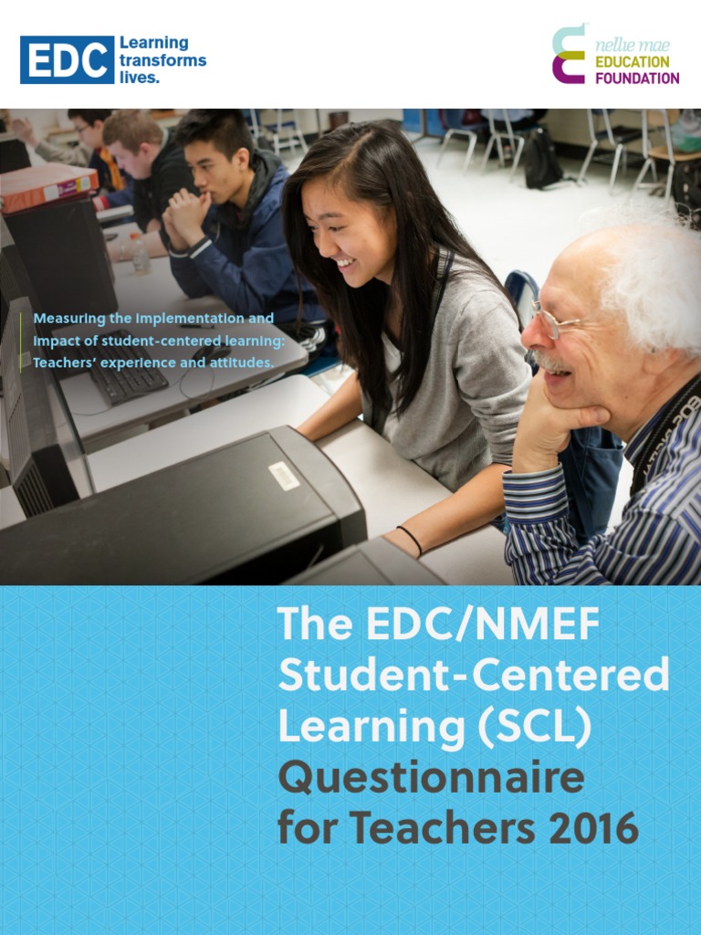 The Edc/Nmef Student-Centered Learning (SCL) : Questionnaire For ...