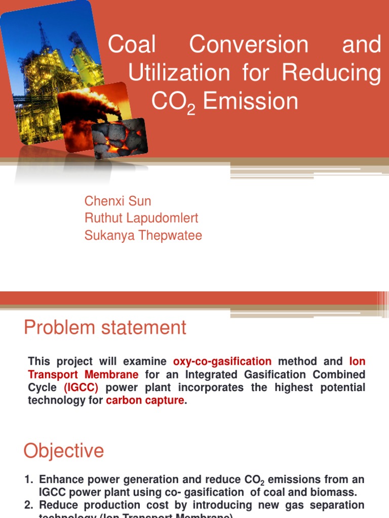 Coal Conversion and Utilization For Reducing C Co Emission | PDF ...