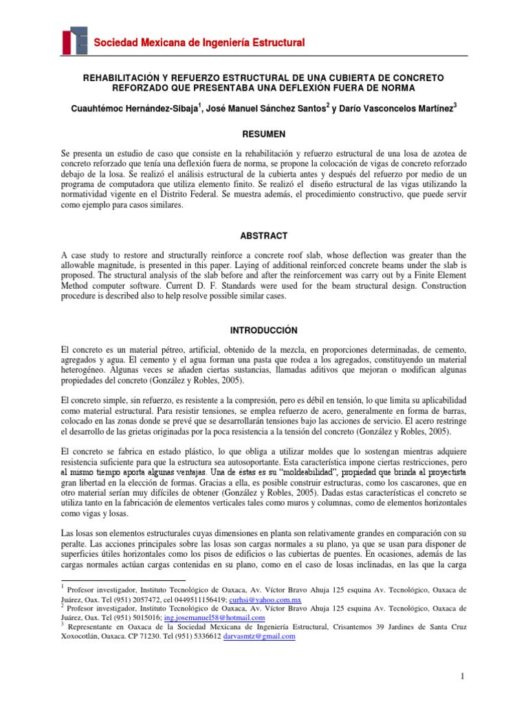 Reparacion de Losa Colgada | PDF | Hormigón | Acero