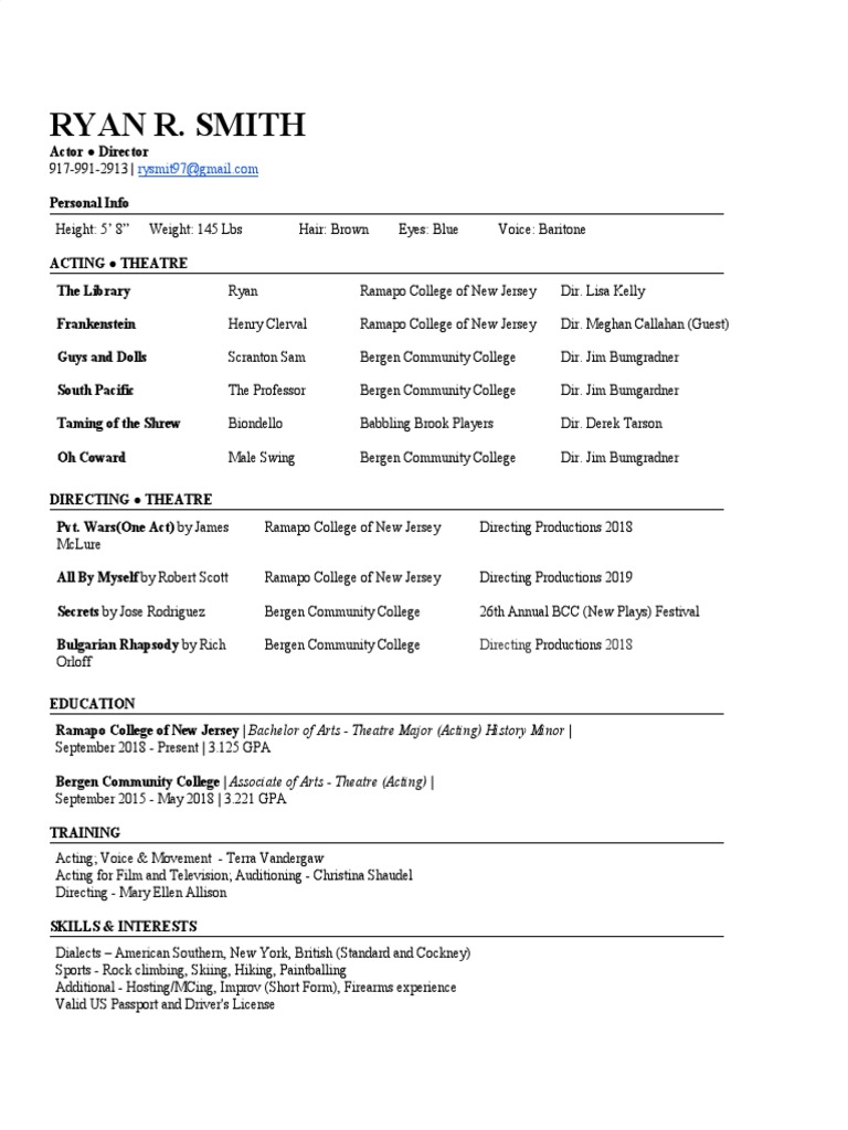 Ryan Smith Resume | PDF