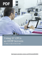 Using Simatic s7 Cpus As SNTP Servers | PDF | Information Age ...