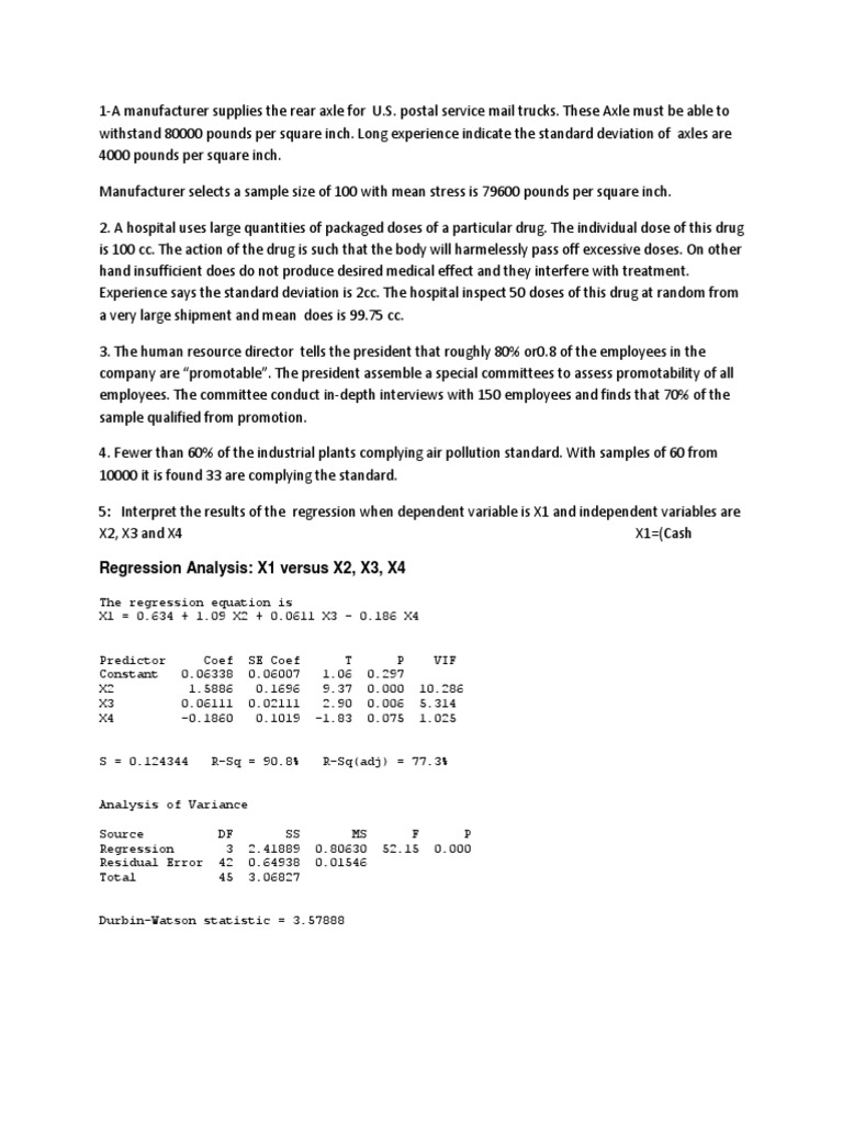 Statistical Analysis of Various Samples | PDF | P Value | Statistical ...