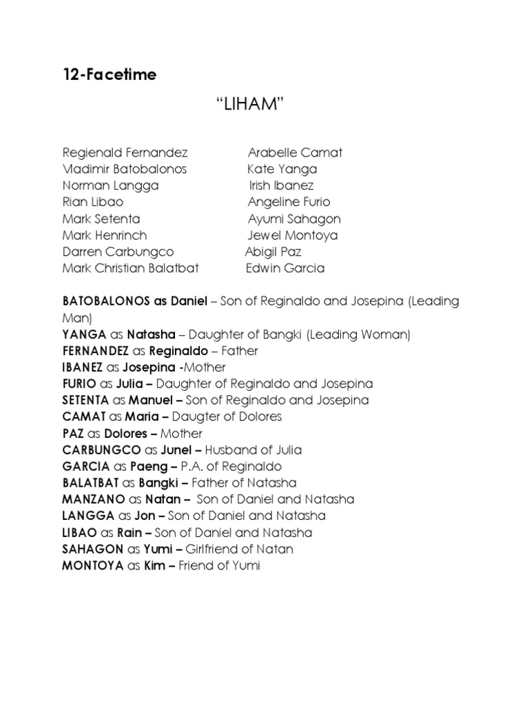 Liham Final 2 | PDF